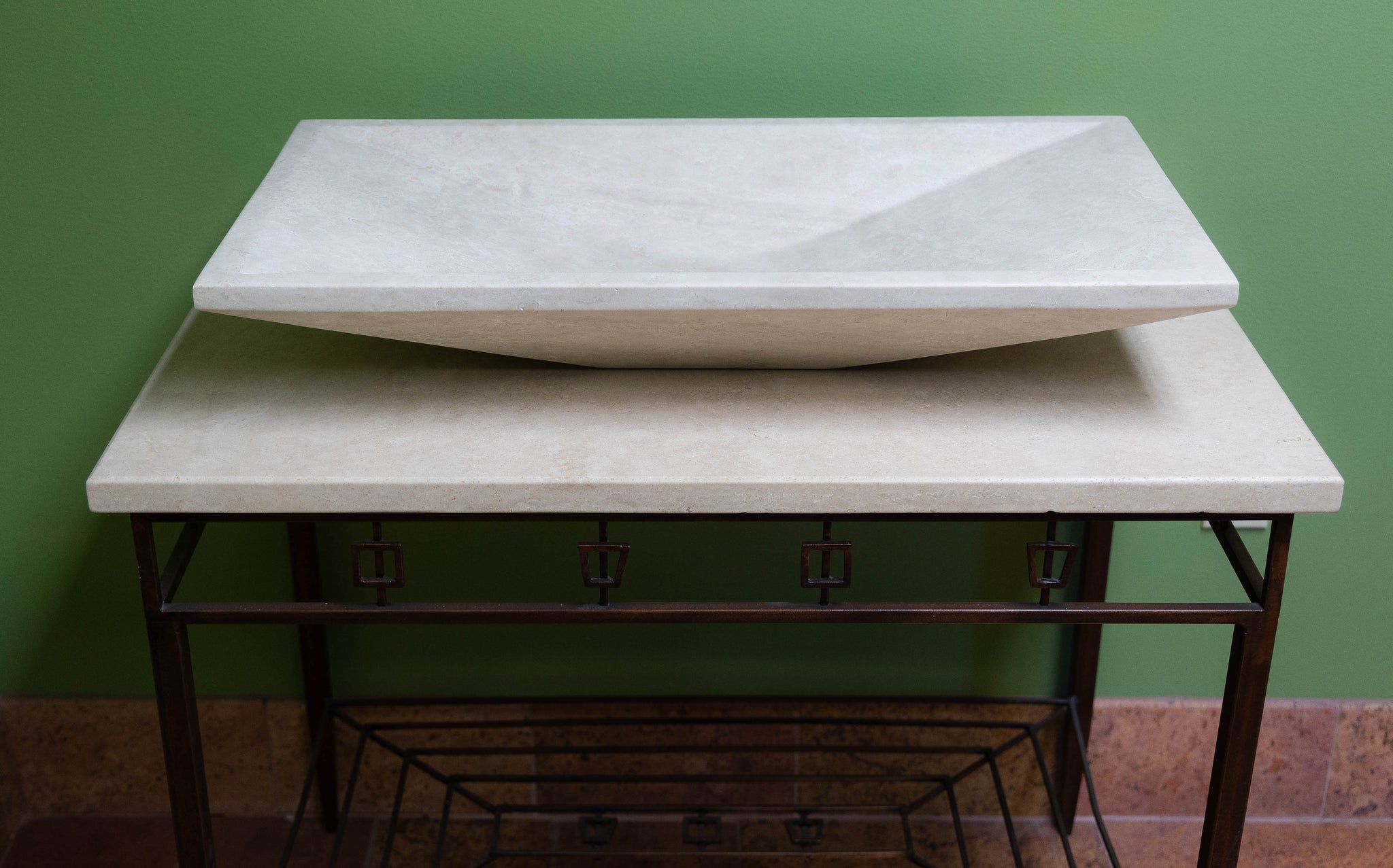Durango Zen Vessel & Vanity | Sink by Castelli Marble Inc