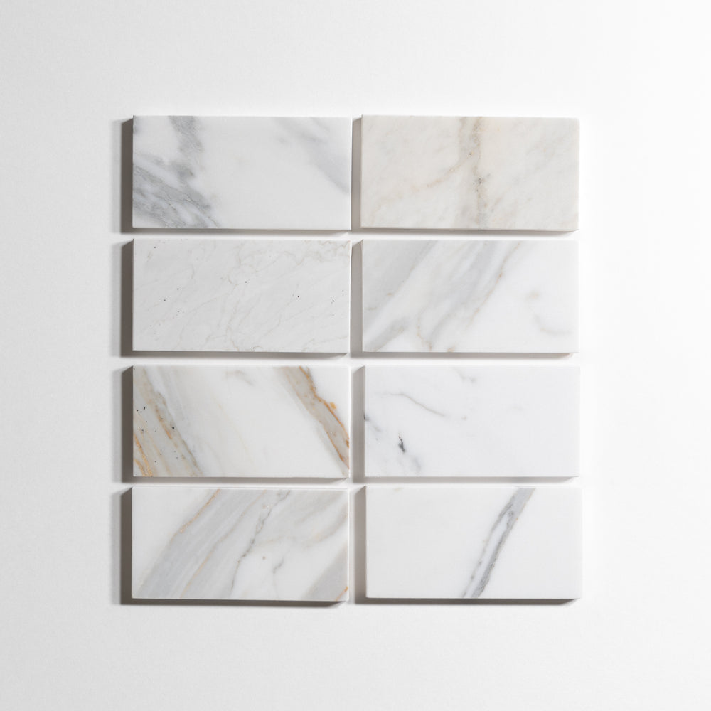 Marble tiles | Calacatta Tile | Castelli Marble