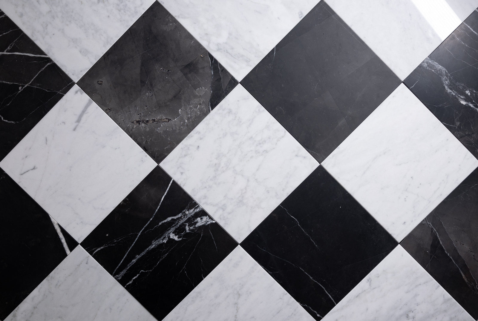 Ven. Carrara | Bardiglio Dada Mosaic – Marble Tiles by Castelli Marble Inc