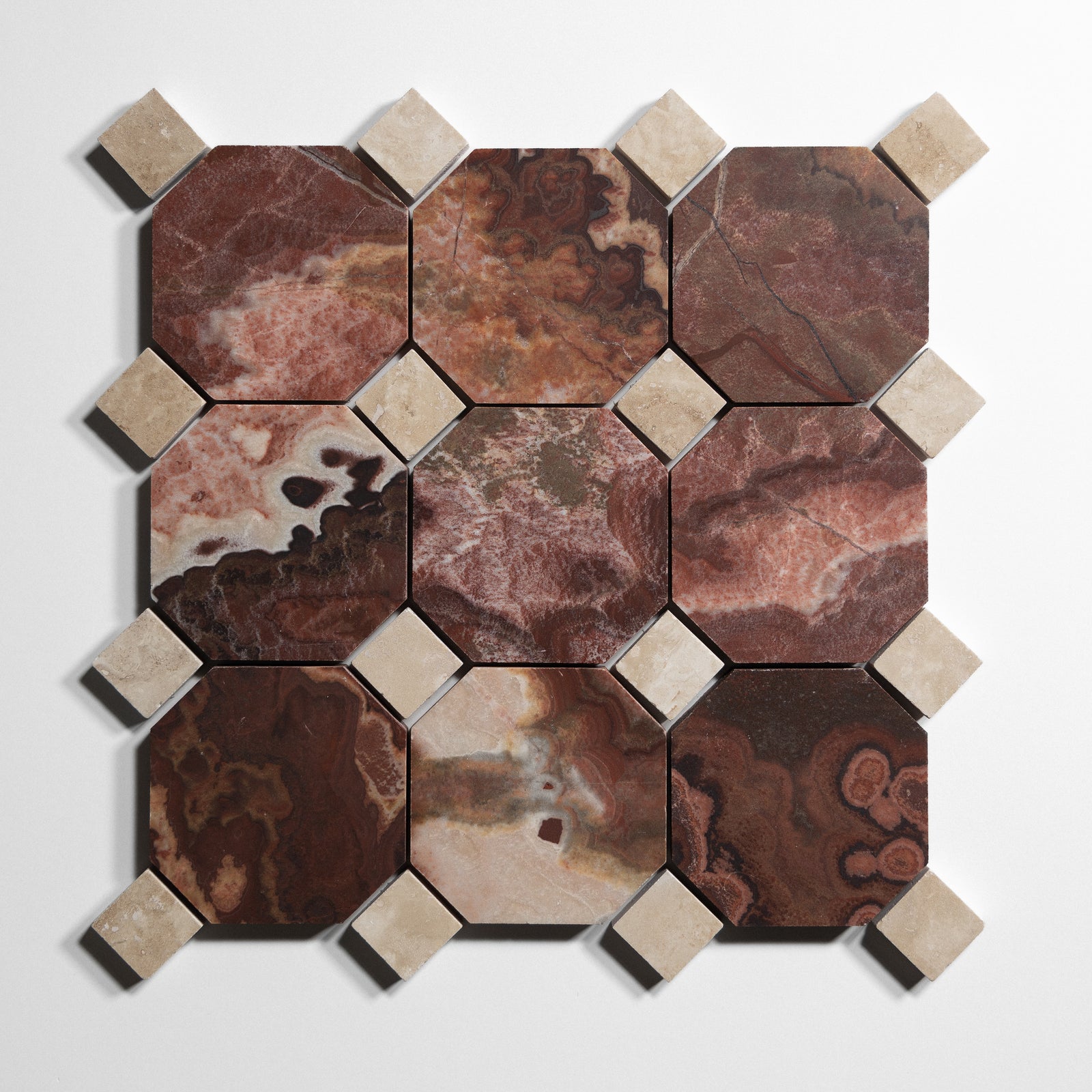 Red Onyx Tiles | 4 Octagon Tiles for Luxury Interiors in USA | Castelli ...