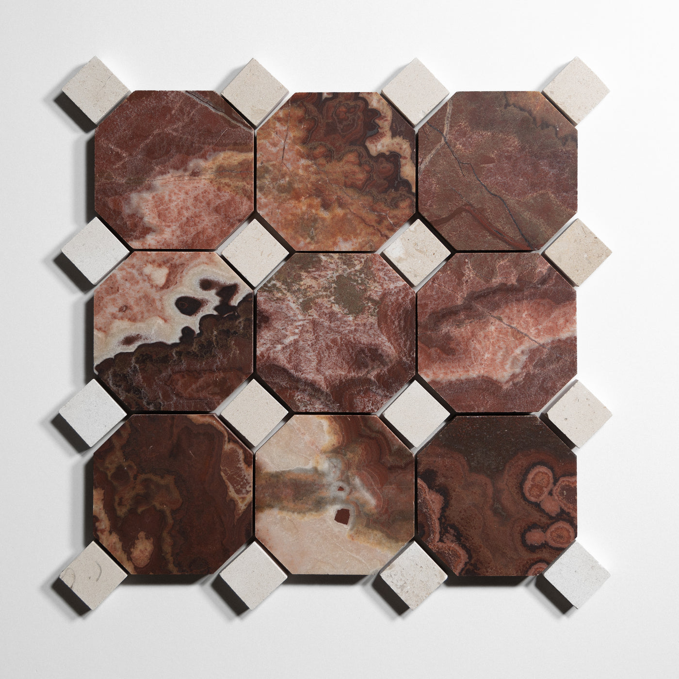 Red Onyx Tiles | 4 Octagon Tiles for Luxury Interiors in USA | Castelli ...