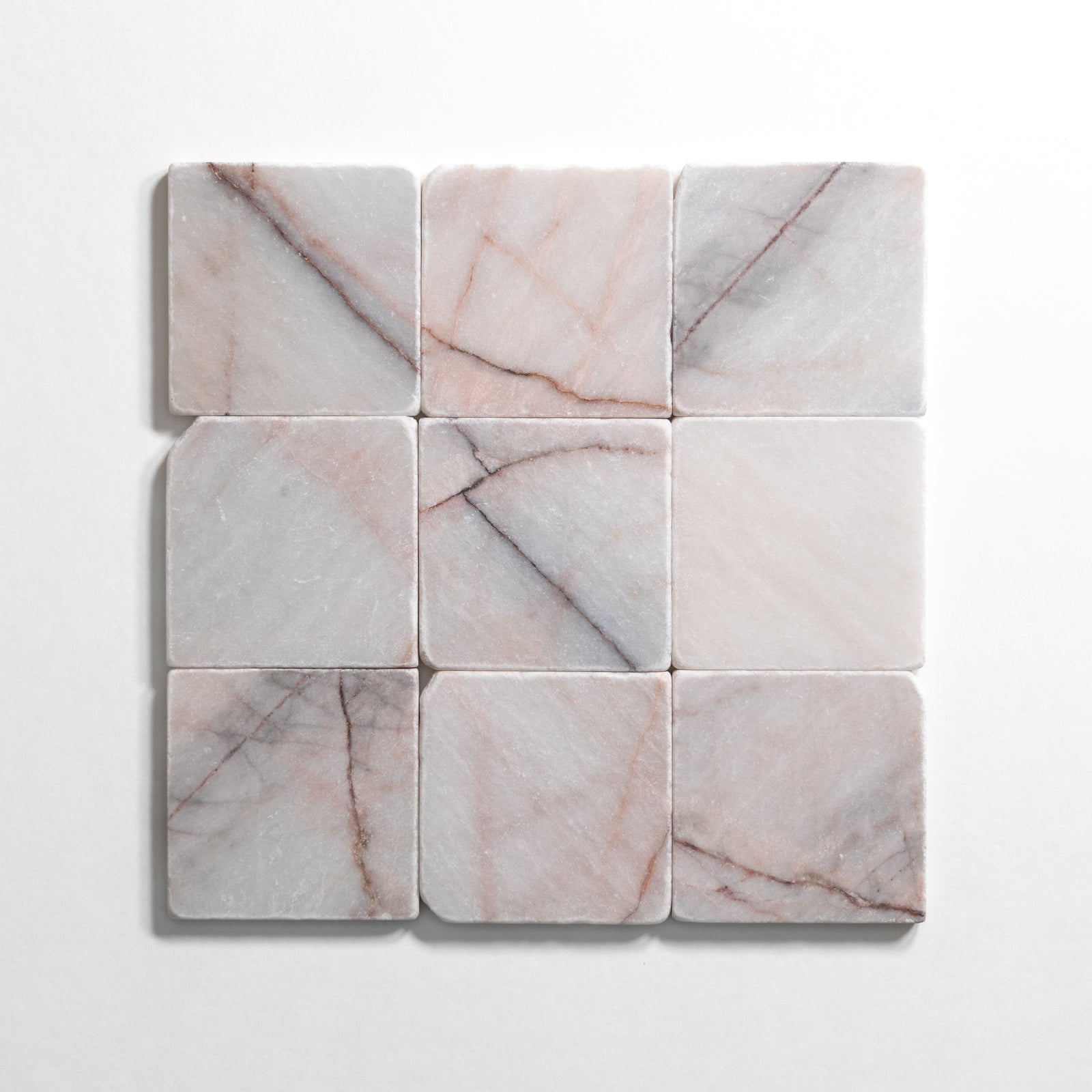 Castelli Marble Inc |White #7 Tumbled Marble Tile