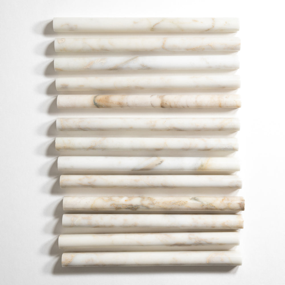 Calacatta Marble Bullnose trim | Castelli Marble Inc