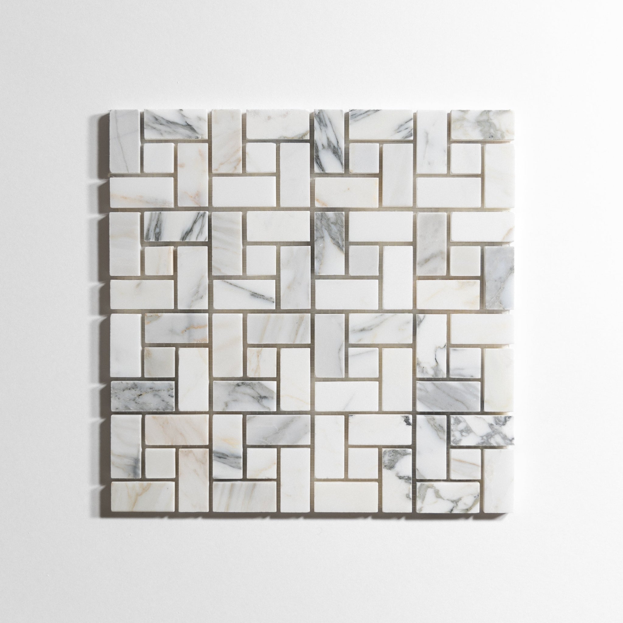 Calacatta Dada Mosaic Tiles for Mosaics by Castelli Marble Inc
