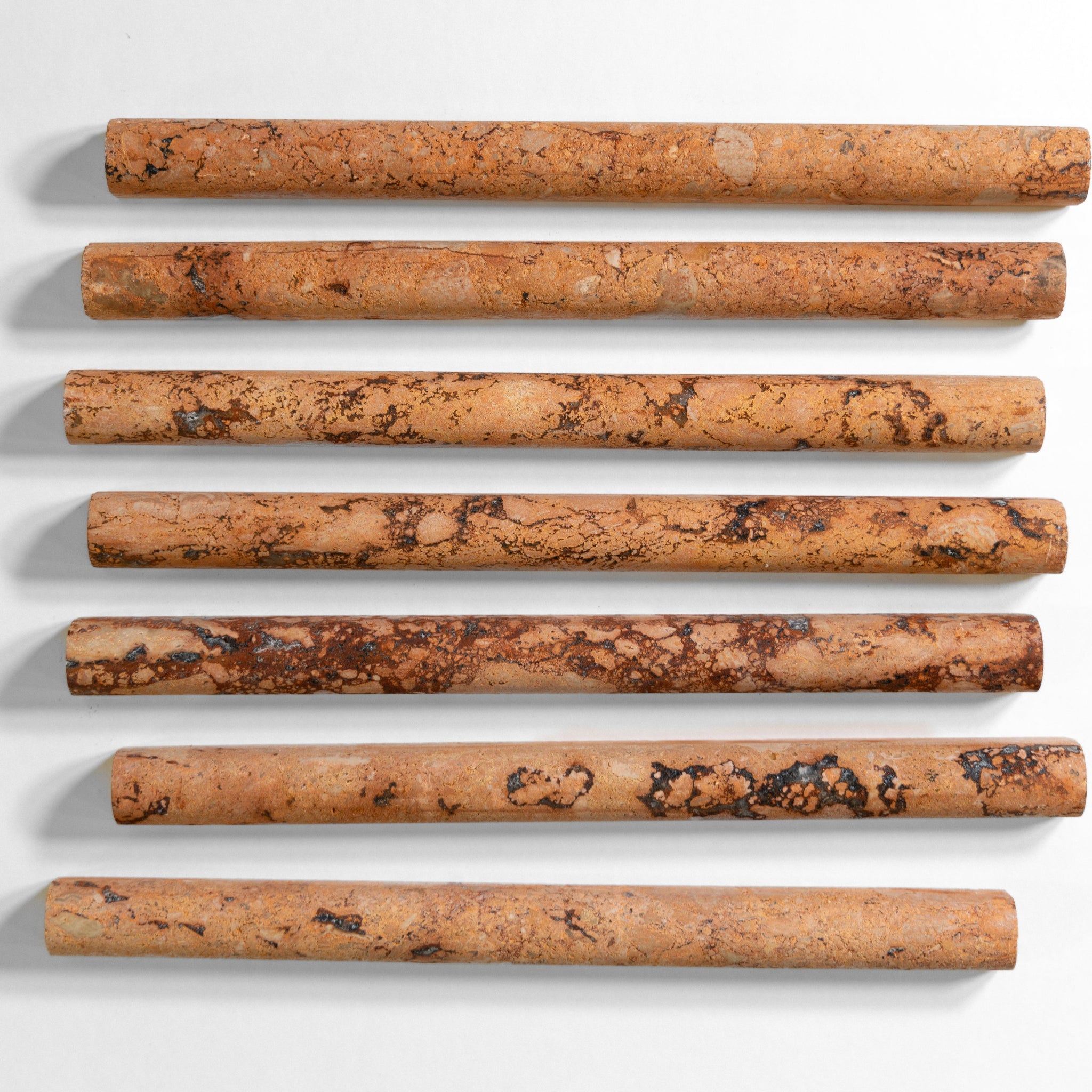 Marble Bullnose Tile Trim by Castelli Marble Inc | Red Limestone ...